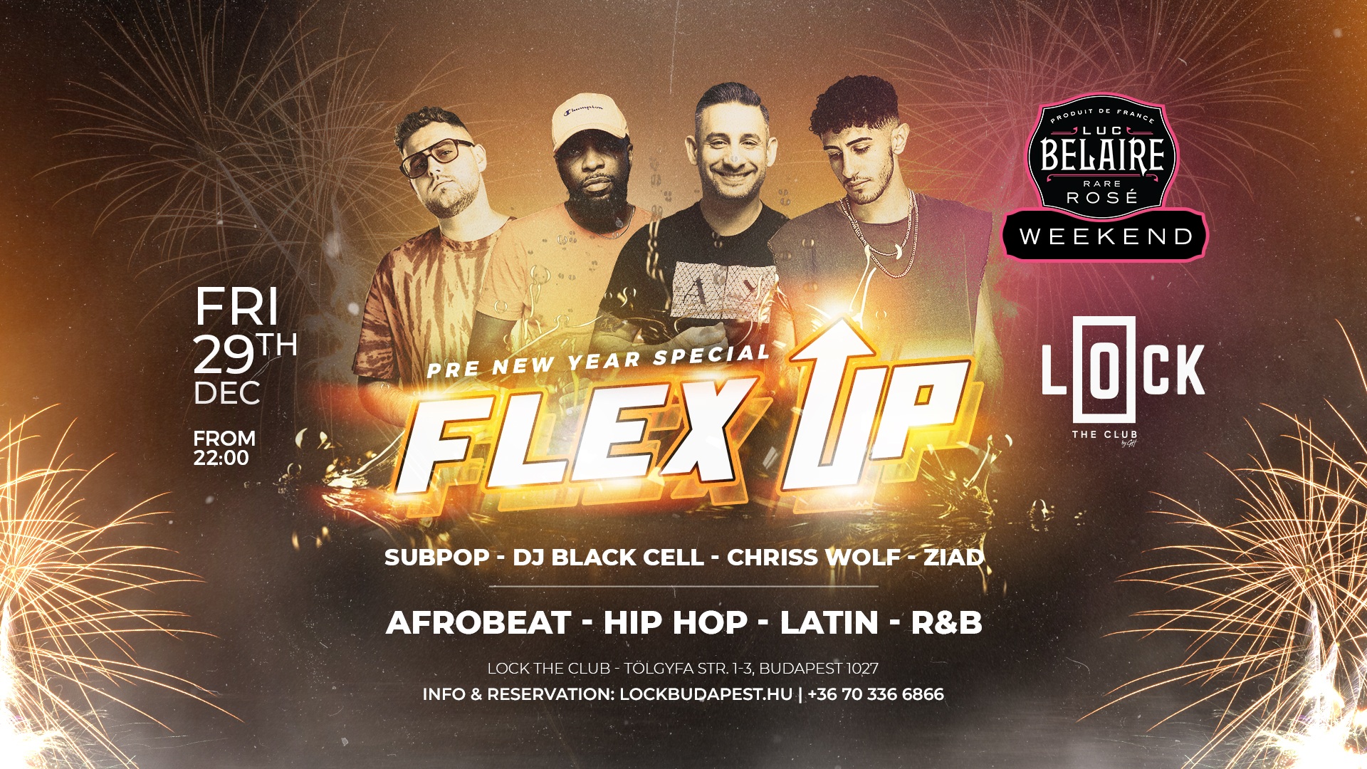 FLEX UP Pre New Year Special - LOCK BUDApest