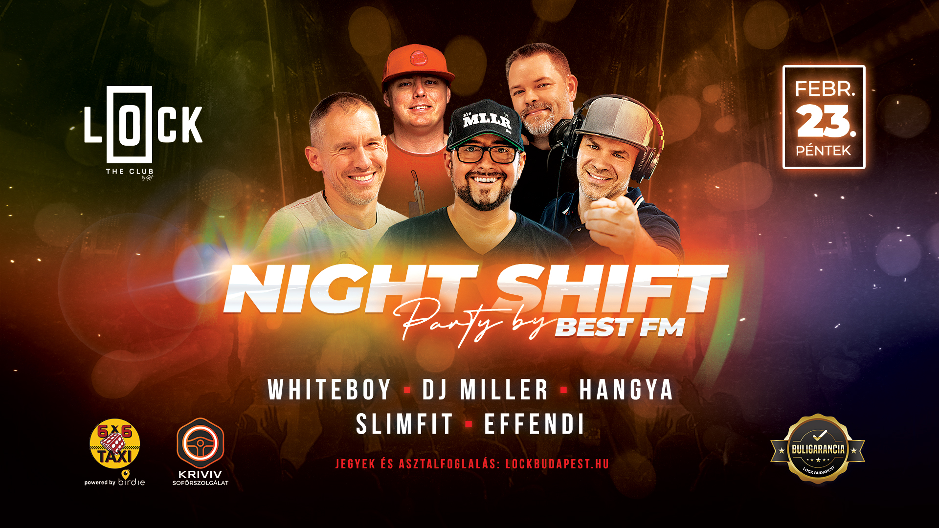 Night Shift X BEST FM - LOCK BUDApest