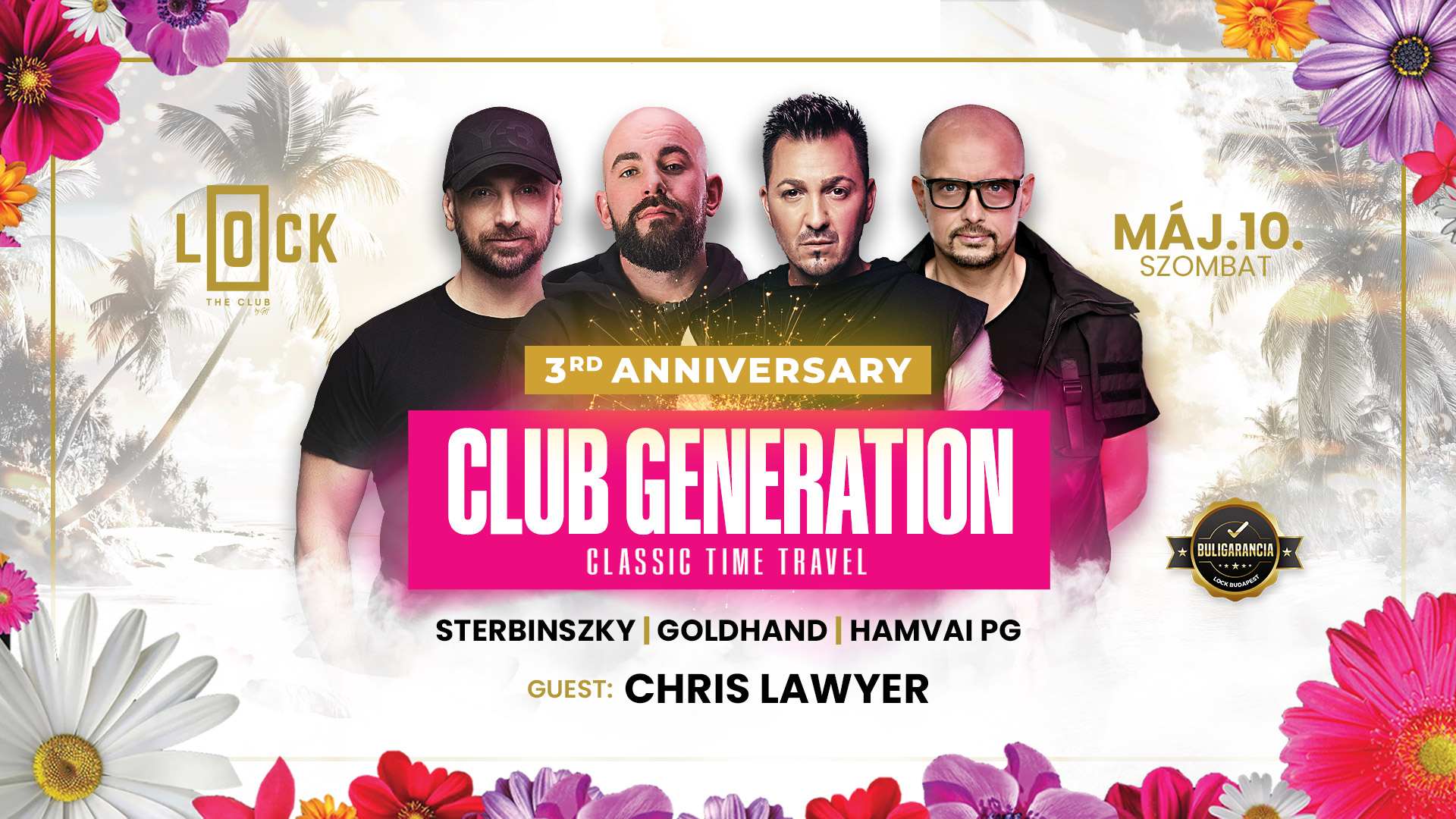 CLUB GENERATION - Classic Time Travel - LOCK BUDApest